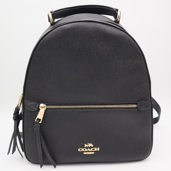 Coach | Bags | Authentic Black Coach Mini Backpack Adjustable Straps ...